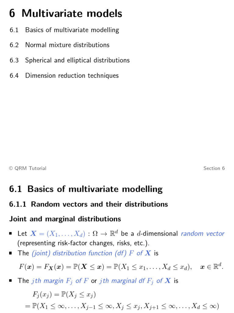 qrm_06 | PDF | Statistical Analysis | Teaching Mathematics