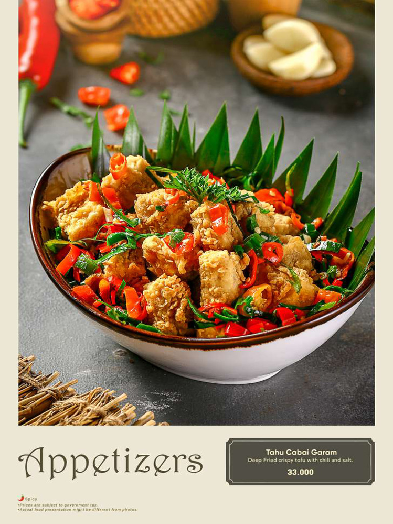 Menu Tekko 2025 | PDF