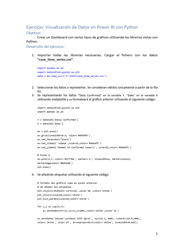 Ej1 VisualizacionPowerBI Python | PDF