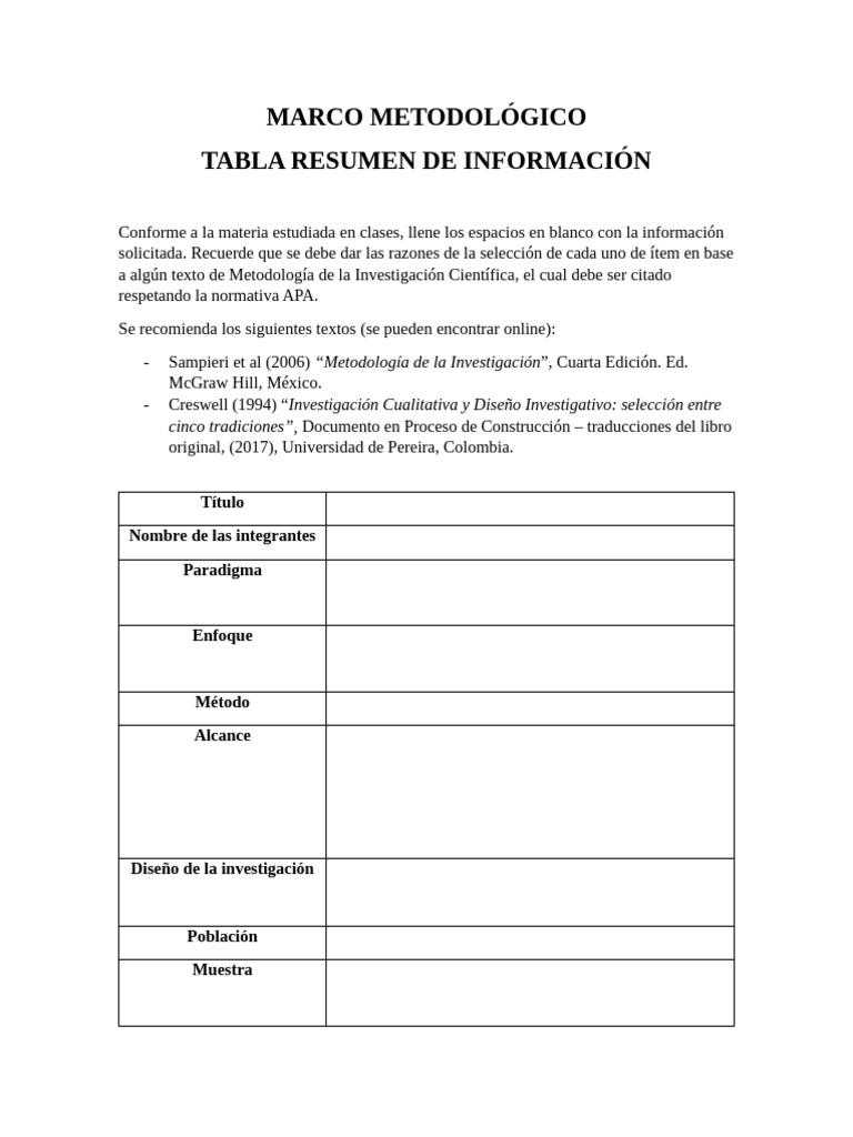 Marco Metodolã Gico | PDF