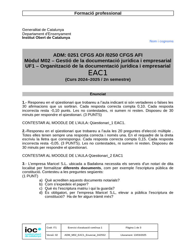 eac 1 m02 | PDF