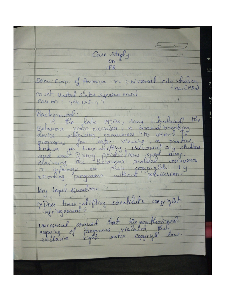 CASE-STUDY ON IPR | PDF