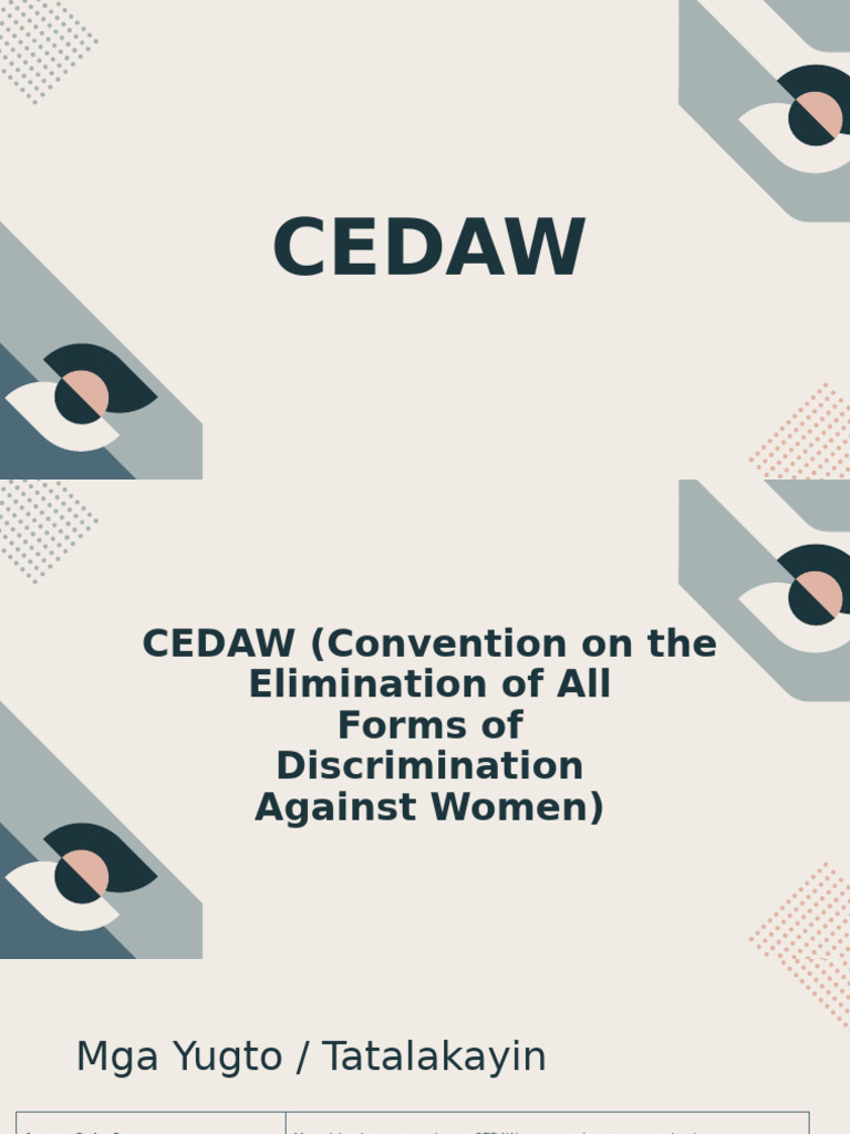 A.P 10 Cedaw | PDF