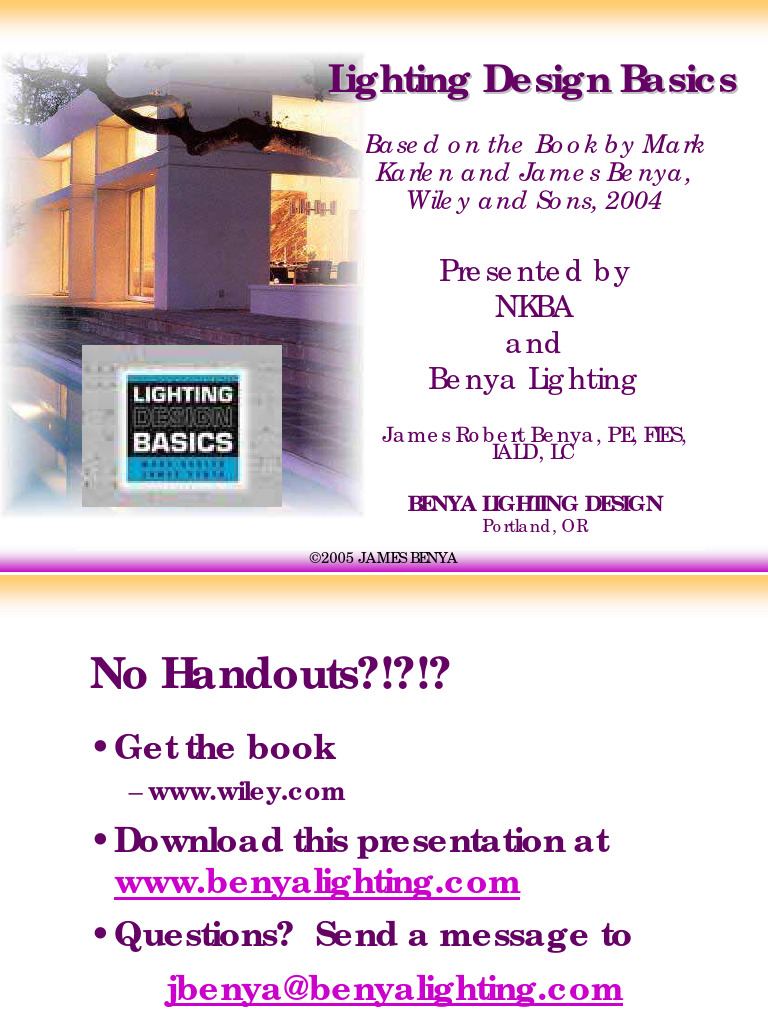 Residential Lighting Design Essentials | PDF | Lighting | Components