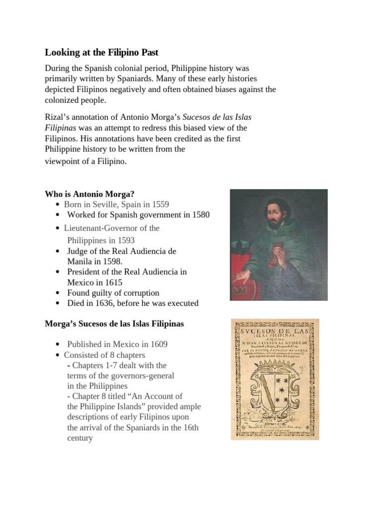 Rizal's Annotations on Morga's History | PDF | Philippines