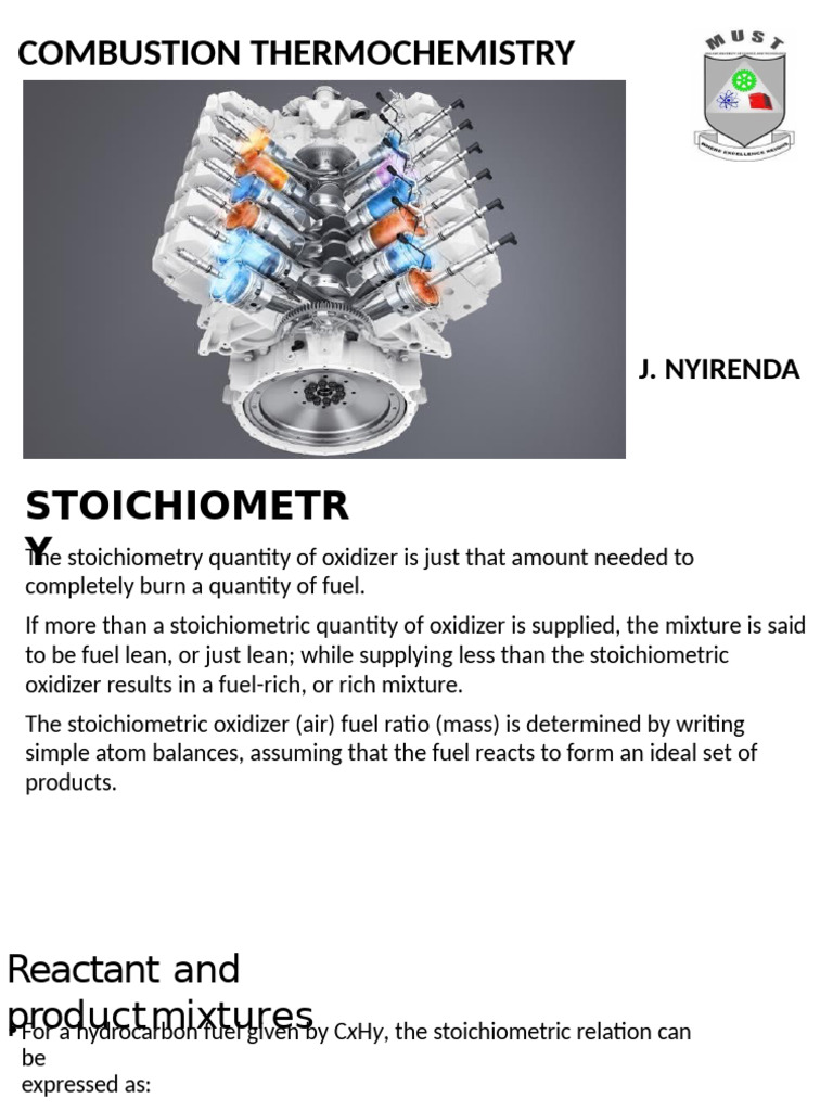 Lecture 05 Combusion Thermochemistry Part 2 - 2 | PDF | Stoichiometry ...