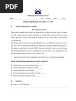 Form Two English Study Guide | PDF | Word | Human Communication