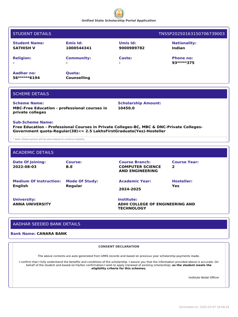 Sathish V TNSSP20250163150706739003 56 6194 | PDF
