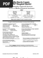 Harris Health Gold Card Application Guide | PDF | Medicaid | Race And ...
