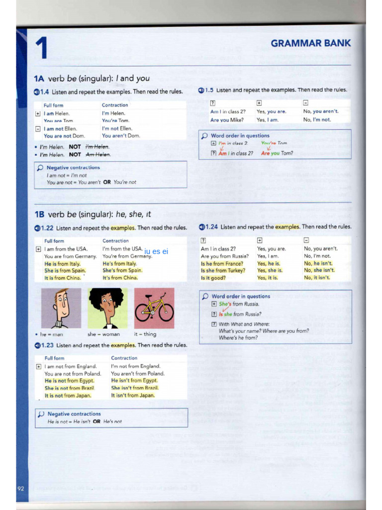 English File Grammar Bank Overview | PDF