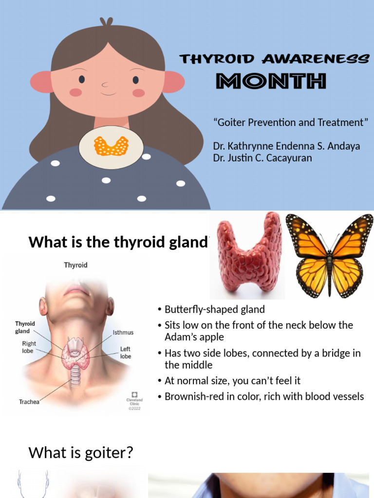 Goiter Prevention and Treatment | PDF