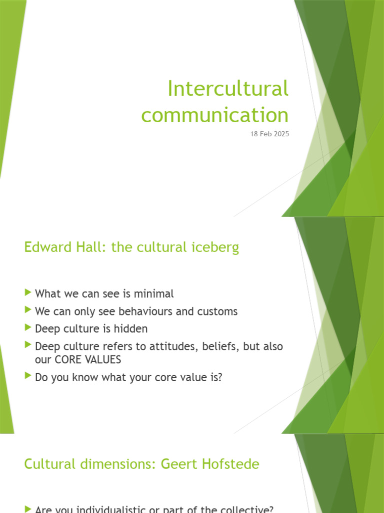 Intercultural Communication Insights | PDF