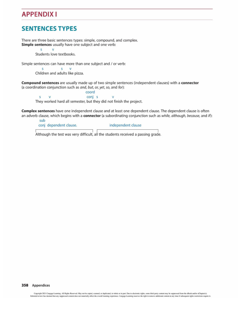 Sentence Types and Connectors | PDF