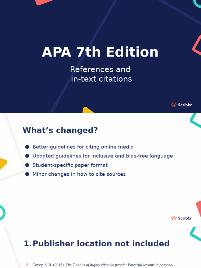 Lesson - Apa 7th Editon | PDF | Apa Style | Digital Object Identifier