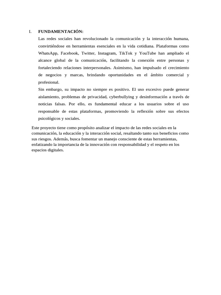 FUNDAMENTACIÓN | PDF