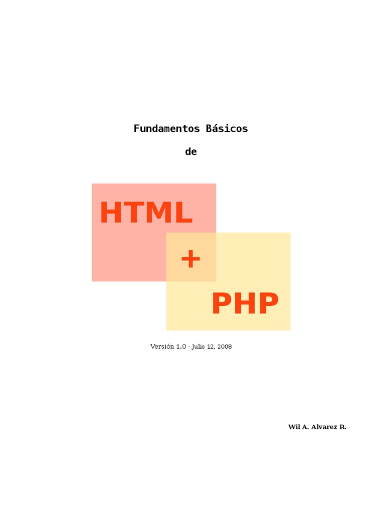 Curso de HTML y PHP | PDF | Localizador Uniforme de Recursos | HTML