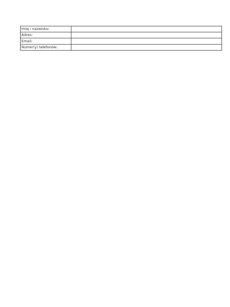 Tabelka 2 | PDF