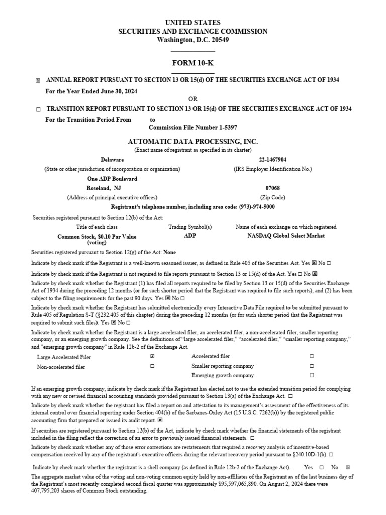 ADP-Annual Report | PDF | Payroll | Human Resource Management