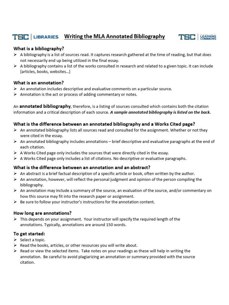 MLA_Annotated_Bibliography_2024_Updated_Name (1) | PDF | Citation ...