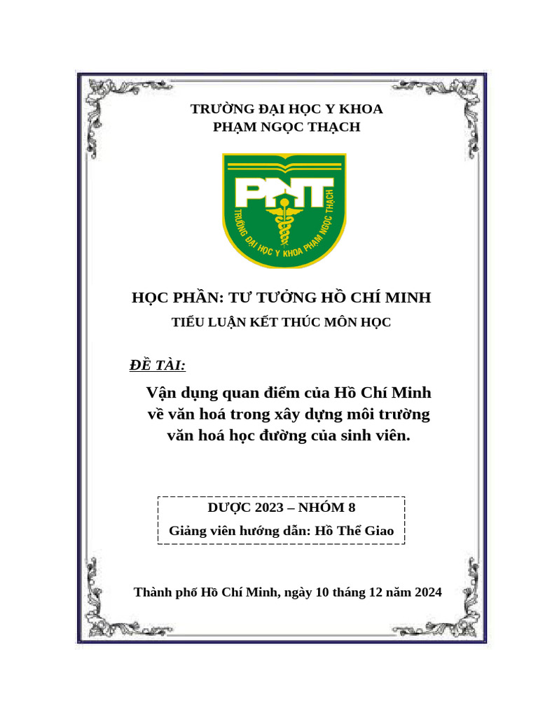 TTHCM Dư C23 N8 | PDF