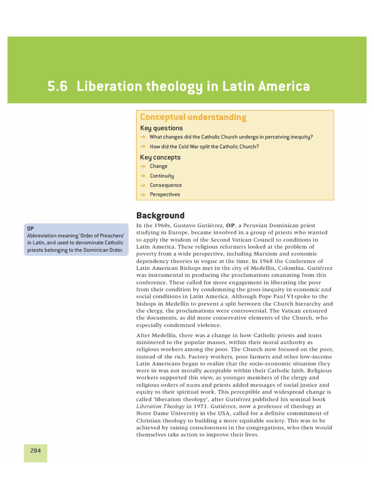 Liberation Theology Reading | PDF