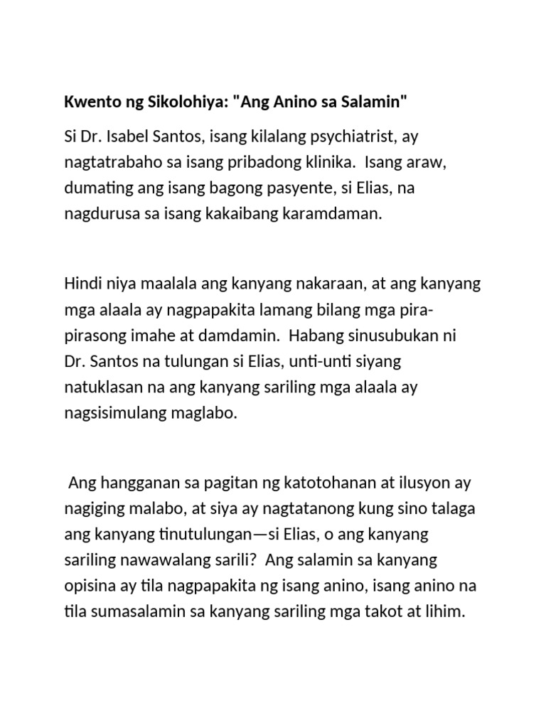 Kwento NG Sikol-WPS Office | PDF