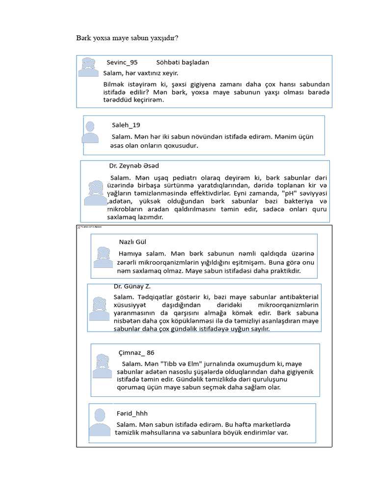 Bilbacar - Noyabr I Set Imtahan Sualları - OXU - AZE | PDF