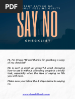Improving Your Ability To Say No DBT Worksheet | PDF | Dialectical ...