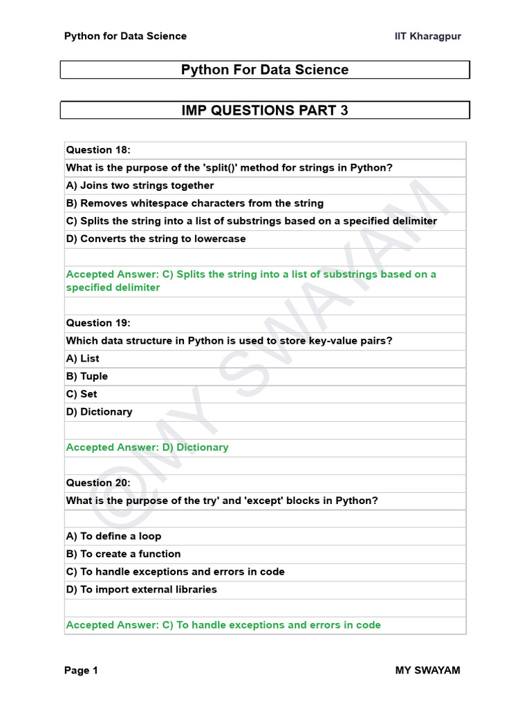 Python For Data Science PART 3 | PDF | String (Computer Science) | Anonymous Function
