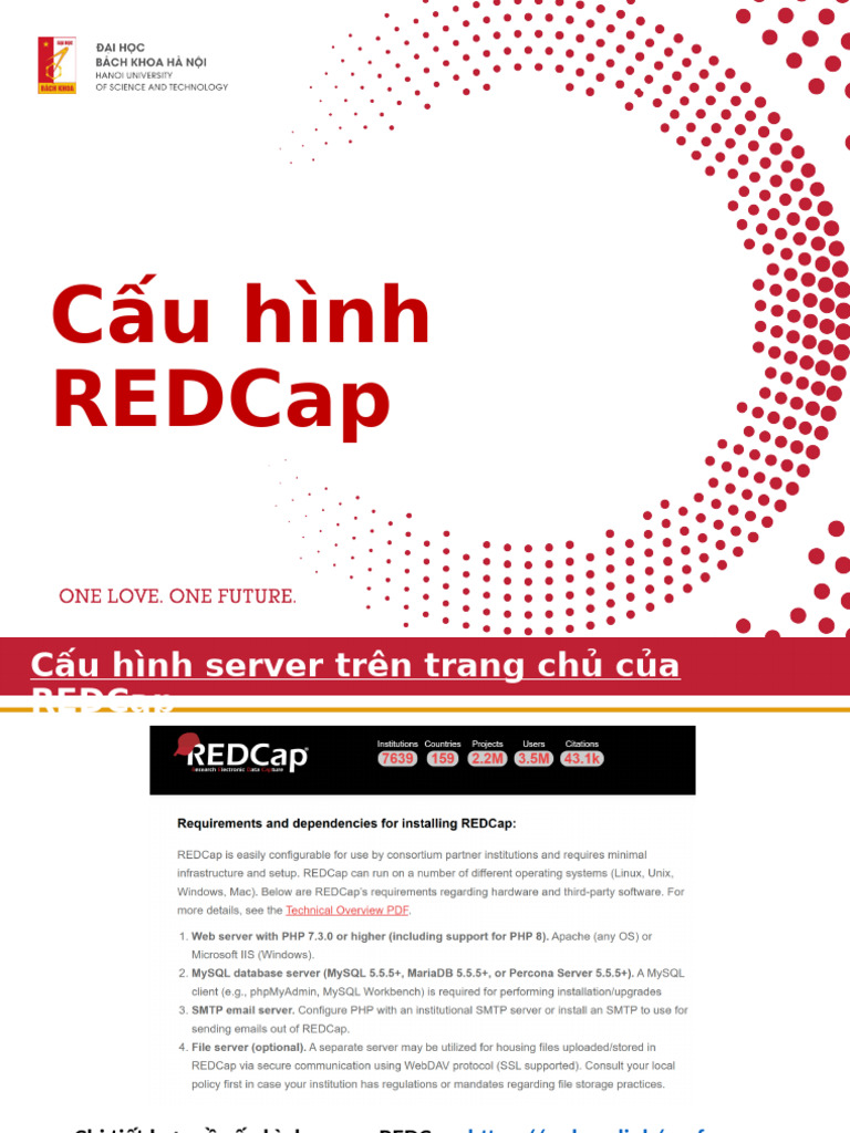 Cấu hình REDCap | PDF