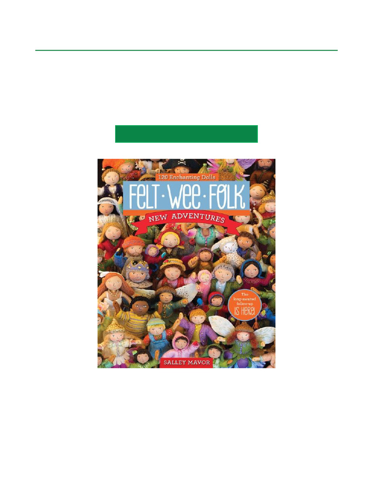 Felt Wee Folk: Enchanting Dolls Guide | PDF
