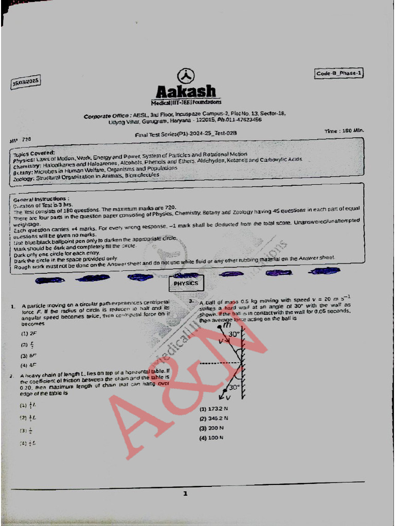 FTS CODE B by NEET NERDS - 250314 - 200347 | PDF