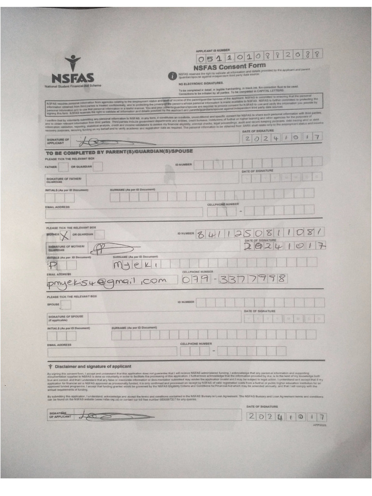 Nsfas | PDF