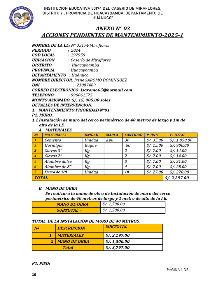 MIRAF. ANEXO-3-2025 | PDF