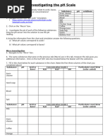 Acid-Base Solutions PhET Lab Guide | PDF | Ph | Acid