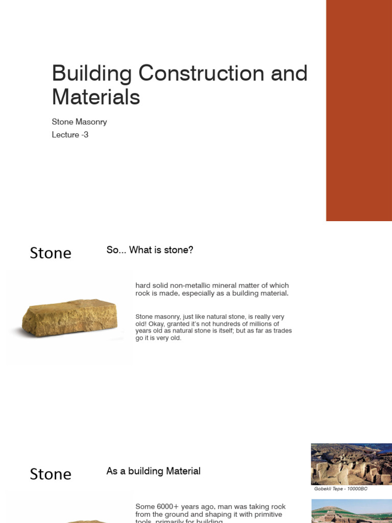 Stone Masonry Techniques and Types | PDF | Masonry | Materials