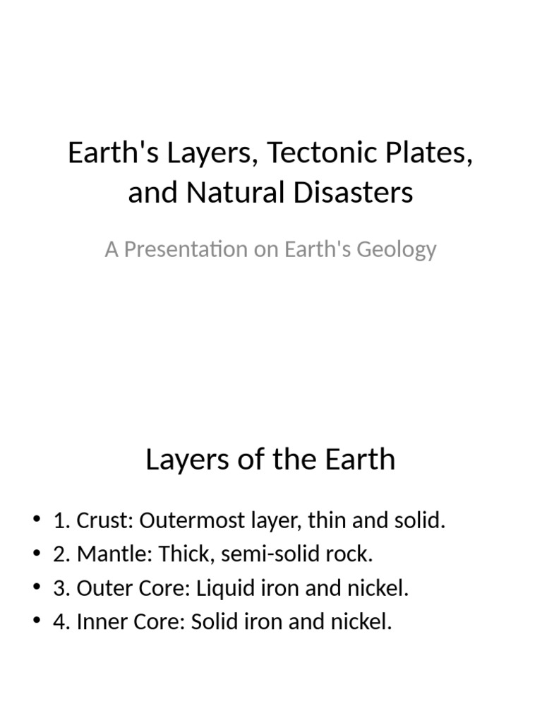 Earth Geology Presentation Animated | PDF