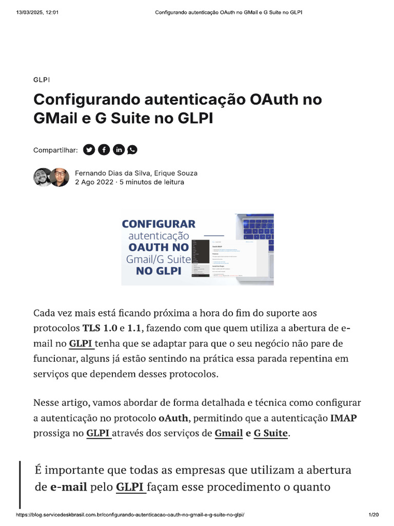 ConfigurandoAPI-OAuth-GLPI | PDF