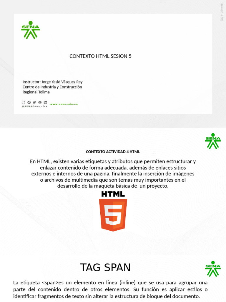 Estructura y Etiquetas HTML Esenciales | PDF | HTML | Página web