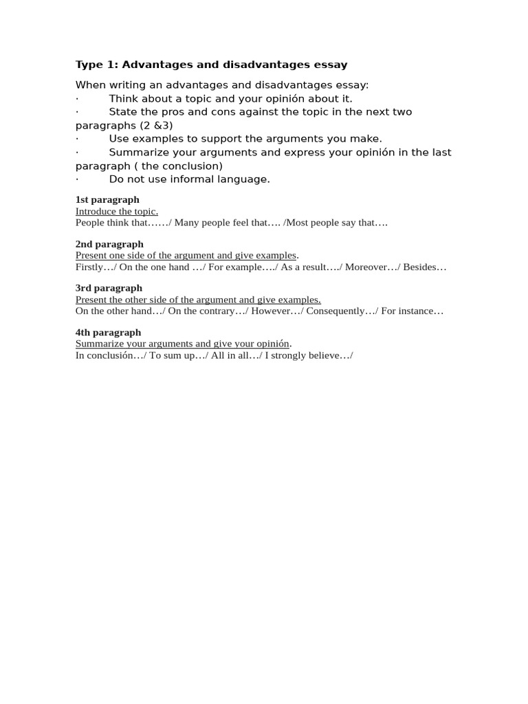 Writing - Advantatges and Disad | PDF