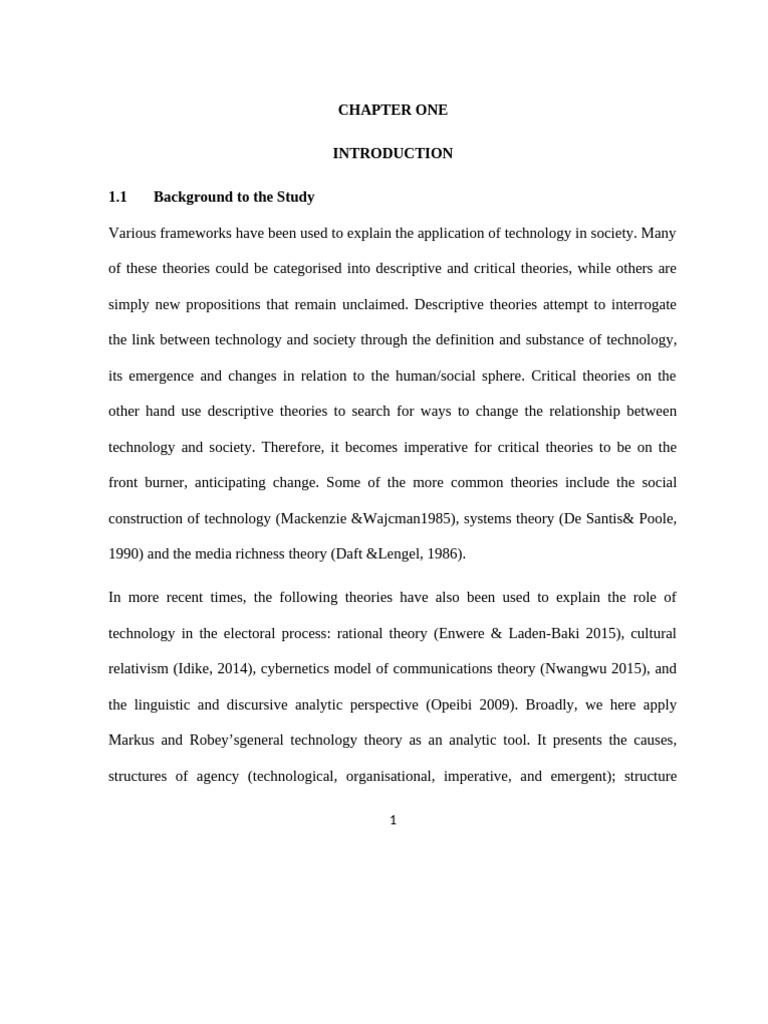 BAIYEWU Daniel Damilare Full Project | PDF | Government | Democracy