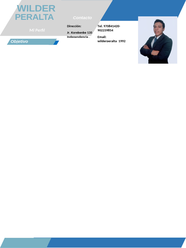 Wilderperalta CV2024 | PDF