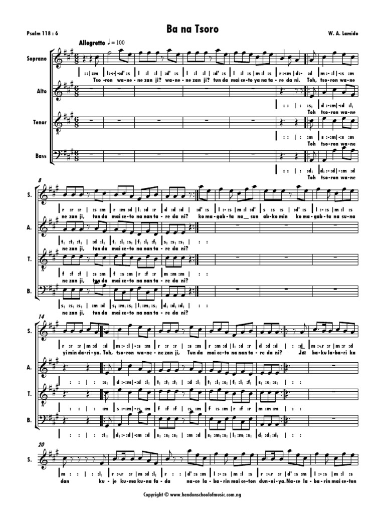 Bana Tsoro - Sib 2 | PDF