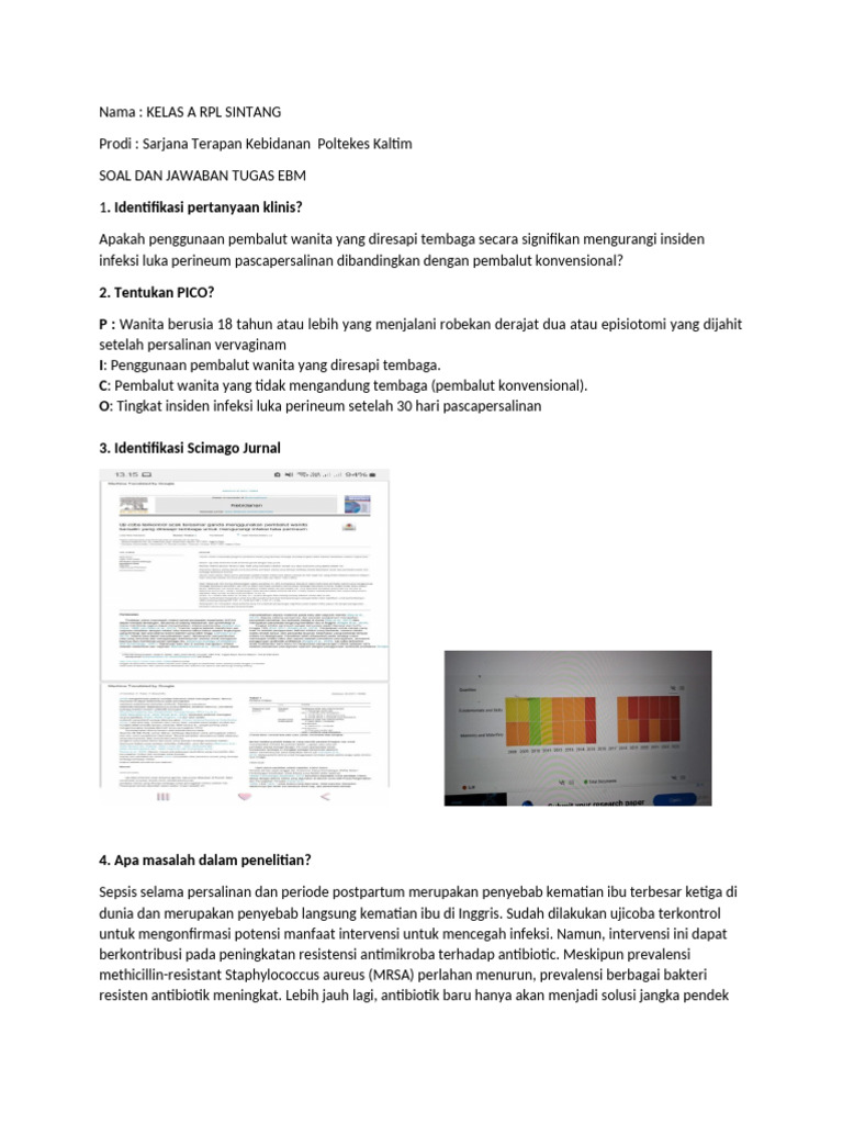 Tugas Evidance Base Kelas A RPL Sintang | PDF