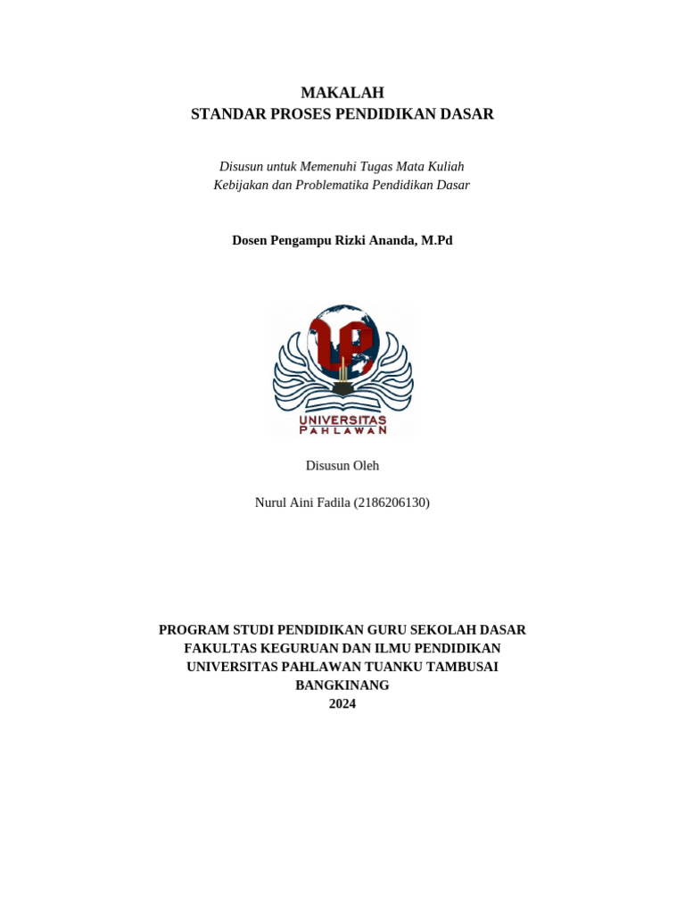 Standar Proses Pendidikan | PDF