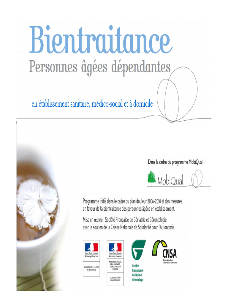Bientraitance en EHPAD : Outils et Pratiques | PDF | Hygiène | Vieillesse