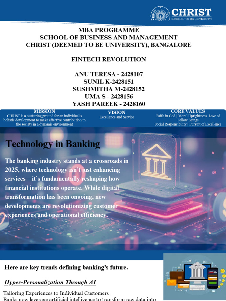 MOB CIA Presentation.pptx (1) | PDF | Banks | Machine Learning