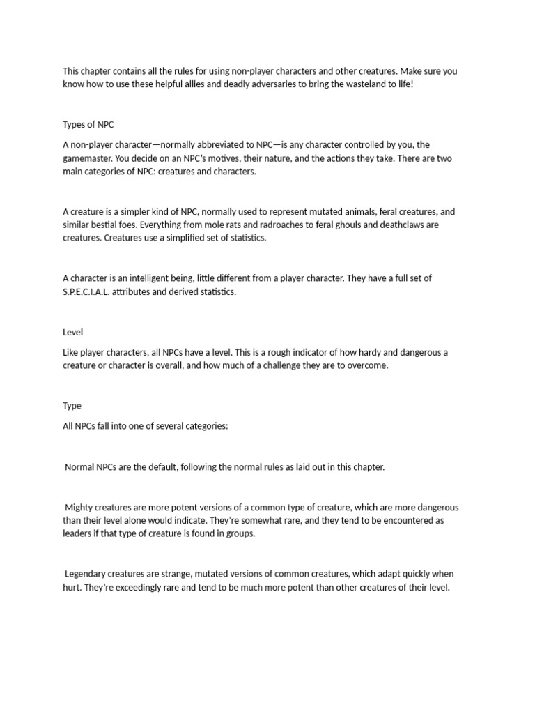 This Chapter Contains All The Rules For Using Non | PDF | Ammunition ...