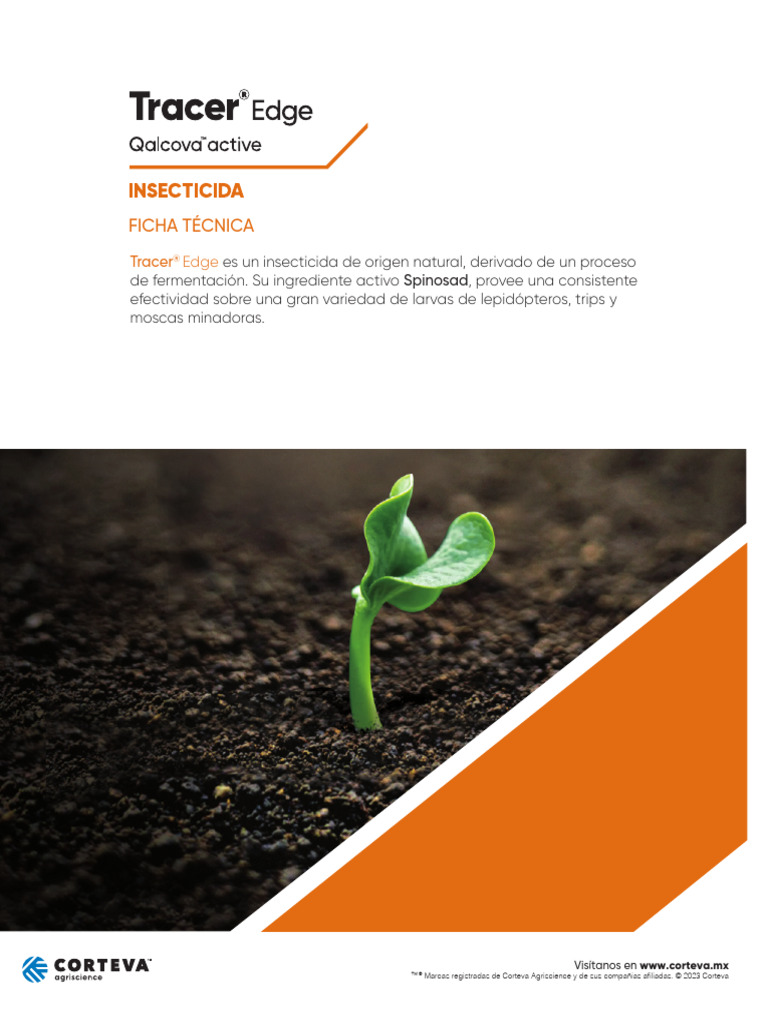 Insecticida Natural Tracer® Edge: Uso y Eficacia | PDF