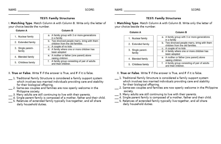 Understanding Family Structures | PDF